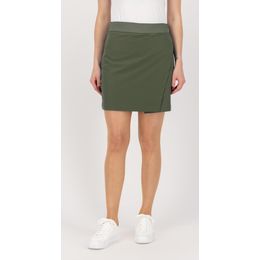 2-in-1-Shorts DEPROC Active "GRANBY V SKORT & Short Rock", Damen, Gr. 40 (M), Normalgr&ouml;&szlig;en, olive, 92% Polyester; 8% Elasthan, Hosen, auch in Gro&szlig;en Gr&ouml;&szlig;en erh&auml;ltlich