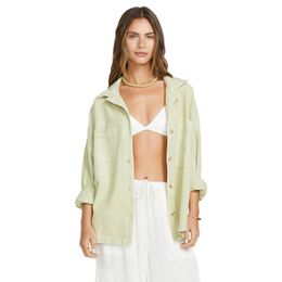 Langarmshirt Billabong "Stoked On You", Damen, Gr. L, wasabi, Obermaterial: 100% Walkfrottier;, Shirts Langarmshirt