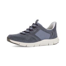 Sneaker Gabor "Sneaker low", Herren, Gr. 49,5, blau, Schuhe Sneaker