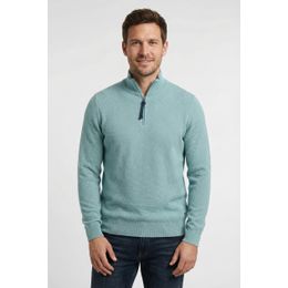 Lerros Herren Troyerarctic blau, Gr. XL, unifarben, Strick, Obermaterial: 100% Baumwolle, Pullover, mit Logo-Stickerei