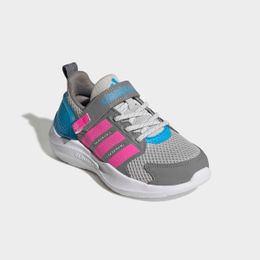 Sneaker adidas Sportswear "LIGHTORAMA RUNNER KIDS", M&auml;dchen, Gr. 35, grau one, lucid pink, lucid aquamarine, Synthetik, Textil, Schuhe Sneaker, mit Blinkfunktion