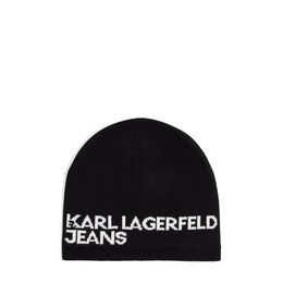 KARL LAGERFELD JEANS Beanie male Black size One Size