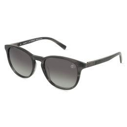 Timberland TB9319 | Unisex-Sonnenbrille | Fassung: Vollrand, Rund, Acetat, Grau | Glasfarbe: Grau