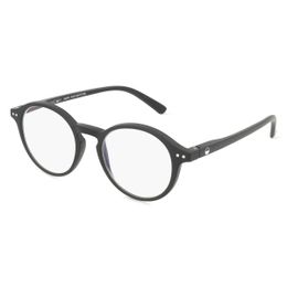 Lesebrille OKIDOKI SAMMY Reader | Unisex | Fassung: Panto, Kunststoff, Schwarz Gl&auml;nzend
