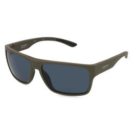 Smith SOUNDTRACK | Unisex-Sonnenbrille | Fassung: Vollrand, Quadratisch, Kunststoff, Gr&uuml;n Matt | Glasfarbe: Grau
