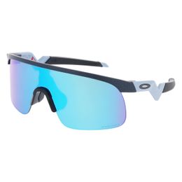 Oakley OJ9010 RESISTOR | Kinder-Sonnenbrille | Fassung: Randlos, Eckig, Kunststoff, Blau | Glasfarbe: Blau Verlaufend