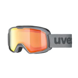Uvex ELEMNT FM | Skibrillen Unisex | Fassung: Kunststoff Grau | Glasfarbe: Orange