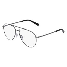 Emporio Armani Armani Exchange AX1055 Brille Herren | Fassung: Vollrand, Pilot, Grau Gl&auml;nzend