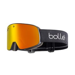 Boll&eacute; Boll&eacute; NEVADA | Skibrillen Unisex | Fassung: Kunststoff Schwarz Matt | Glasfarbe: Orange