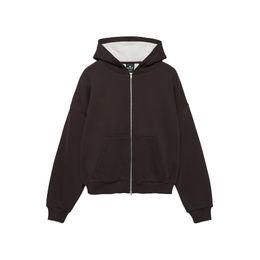 Pull&Bear Pull&bear Zip-Up Hoodie male Brown size S