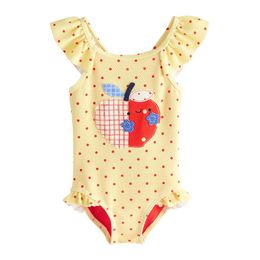 next Swimsuit girl Yellow size 12-18 mths