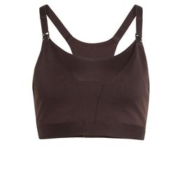 adidas Performance Sports Bra 'Optime Workout Medium Support Bra' female Brown size XS