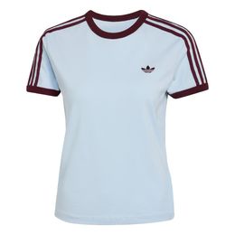 adidas originals Shirt '3 STRIPES SLIM' female Blue size XL