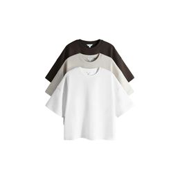 The Set Shirt female Brown, Grey, White size L