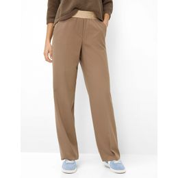 Brax Damen Palazzohose Style MAINE LIGHT MOCHA, braun, Gr. 38