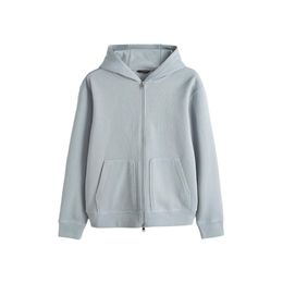 next Zip-Up Hoodie male Grey size 5XL