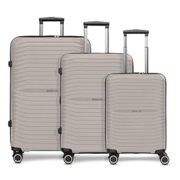 Stratic Suitcase Set 'Shine' male Beige size One Size