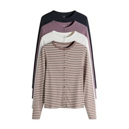 The Set Knit Cardigan female Blue, Brown, Purple, White size L