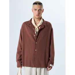 Vamos Clo Button Up Shirt 'Longview' male Brown size S