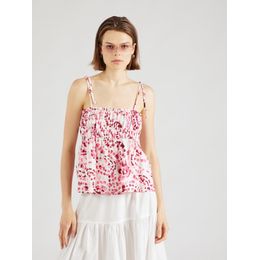 Pieces Top 'PCKOI' Damen Gr&ouml;&szlig;e XXL pink / rosa / dunkelrot / offwhite