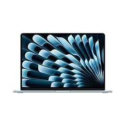 Apple MacBook Air 15.3 (Liquid True Tone Retina Display) M4 (10-Core CPU, 10-Core GPU) 16 GB RAM 256 GB SSD [Early 2025, englisches Tastaturlayout, QWERTY] himmelblau