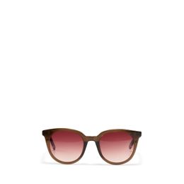 Tom Tailor Damen Feminine Sonnenbrille, braun, Farbverlauf, Gr. ONESIZE