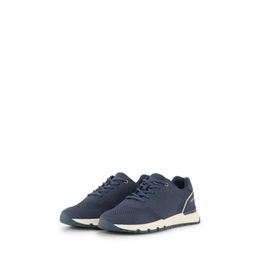 Tom Tailor Herren Sneaker im Knitted-Look, blau, Uni, Gr. 40