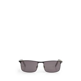 Tom Tailor Herren Eckige Sonnenbrille, schwarz, Uni, Gr. ONESIZE