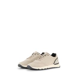 Tom Tailor Herren Sneaker im Knitted-Look, beige, Uni, Gr. 40