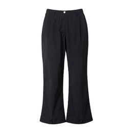 Ulla Popken Pleat-Front Pants female Black size 60