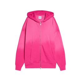 Bershka Zip-Up Hoodie female Pink size M