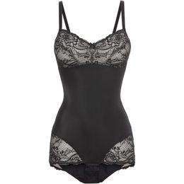 bonprix Geschm&uuml;ckter Medium Shape Body, schwarz