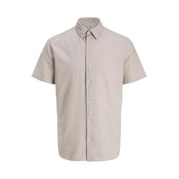 Jack & Jones Jack & Jones Junior Button Up Shirt 'JJEBREEZE' boy Beige size 104