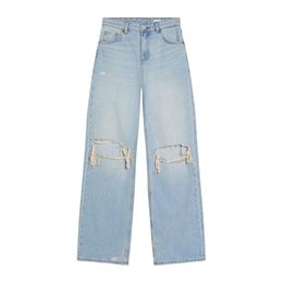 Bershka Jeans female Blue size 40