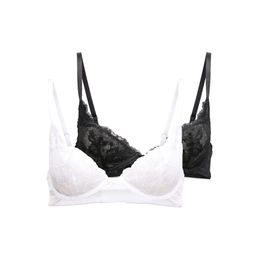 Dorina Bra female Black, White size 80