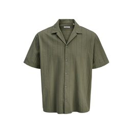 Jack & Jones Plus Jack & Jones Plus Button Up Shirt 'JJETyson' male Green size 4XL