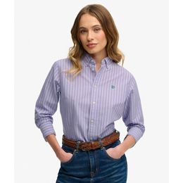 Superdry Damen Oxford Hemd mit Button-down-kragen in Schmaler Passform White - Gr&ouml;&szlig;e: 44 2102824000429K3N025