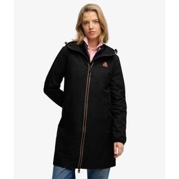 Superdry Damen Lange Dreifarbige Windbreaker-jacke Black - Gr&ouml;&szlig;e: 46 208221750036302A460