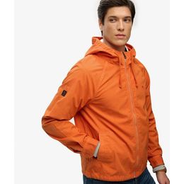Superdry Herren Twill-jacke mit Kapuze in Washed-optik Orange - Gr&ouml;&szlig;e: Xxl 1020200500998KRA005