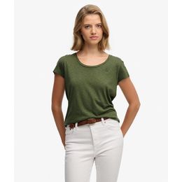Superdry Damen Studios T-shirt mit Tiefem Ausschnitt Green - Gr&ouml;&szlig;e: 38 2102422000172M6B017