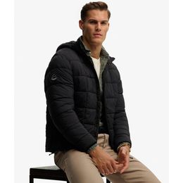 Superdry Herren Fuji Lite Steppjacke mit Kapuze Black - Gr&ouml;&szlig;e: Xxl 102020200065002A005