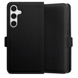 DeinDesign Galaxy S24+ Handy Klapph&uuml;lle Handyh&uuml;lle aus Kunst Leder schwarz Flip Case Konoha Sasuke Naruto Shippuden Sideflip mit Lasche
