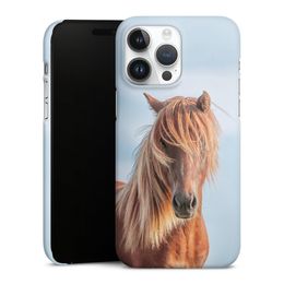 DeinDesign iPhone 14 Pro Max Handy Premium Case Smartphone Handyh&uuml;lle Schutzh&uuml;lle matt Animals Animal Look Horse Premium Case