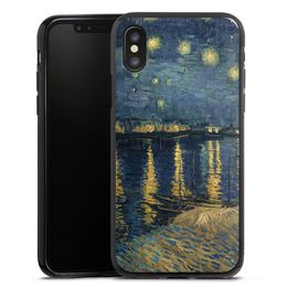 DeinDesign iPhone X Handy Silikon H&uuml;lle Case schwarz Handyh&uuml;lle Kunst Painting