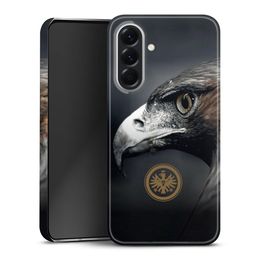 DeinDesign Galaxy A56 5G Handy Premium Case Smartphone Handyh&uuml;lle Schutzh&uuml;lle gl&auml;nzend Eagle Official Licensed Product Eintracht Frankfurt Premium Case
