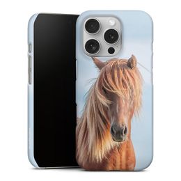 DeinDesign iPhone 16 Pro Handy Premium Case Smartphone Handyh&uuml;lle Schutzh&uuml;lle matt Animals Animal Look Horse Premium Case