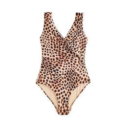 next Shaping Swimsuit female Brown size 18