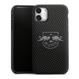 DeinDesign iPhone 11 Handy Panzer Handyh&uuml;lle robuste Outdoor H&uuml;lle Schutzh&uuml;lle matt Rb Leipzig Carbon Metallic Look Tough Case