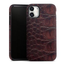DeinDesign iPhone 11 Handy Panzer Handyh&uuml;lle robuste Outdoor H&uuml;lle Schutzh&uuml;lle matt Animal Print Crocodile Leather Tough Case