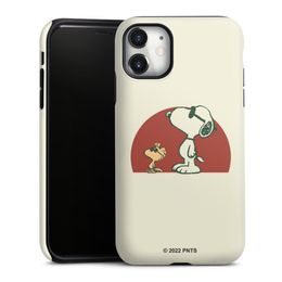 DeinDesign iPhone 11 Handy Panzer Handyh&uuml;lle robuste Outdoor H&uuml;lle Schutzh&uuml;lle matt Kindheit Snoopy Official Licensed Product Tough Case